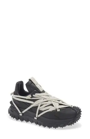 Moncler Criss-cross Sneakers For Men
