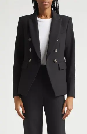Veronica Beard Miller Stretch Crepe Dickey Jacket