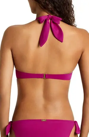 Ralph Lauren Tie-front Bikini Top