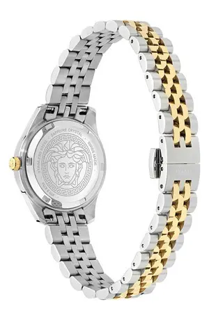 Versace Greca Time Diamond Bracelet Watch