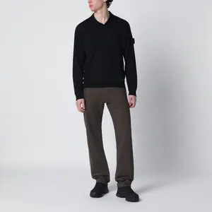 Stone Island Wool Polo Sweater