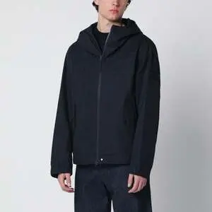 Stone Island Cotton Zip-up Hooded Jacket