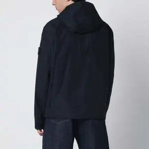 Stone Island Cotton Zip-up Hooded Jacket