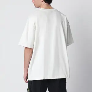 The North Face Ivory T-shirt With Logo Patch