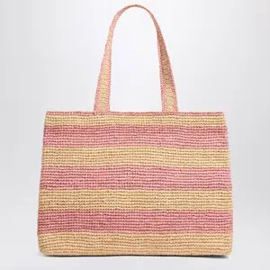 Bonpoint Esma Striped Raffia Tote