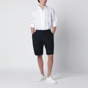Brunello Cucinelli Linen Drawstring Bermuda Shorts