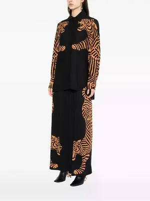 Farm Rio Tiger-print Shirt