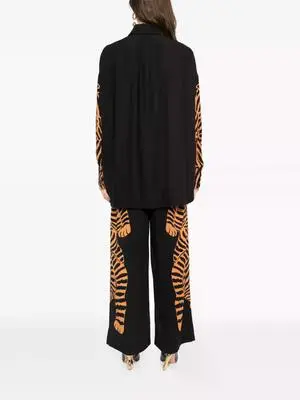 Farm Rio Tiger-print Shirt