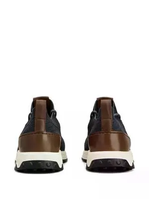 TOD'S Panelled Lace-up Sneakers - Blue