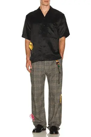SONG FOR THE MUTE Flower Short Sleeve Box Shirt
