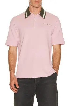 Marni Embroidered Polos For Men