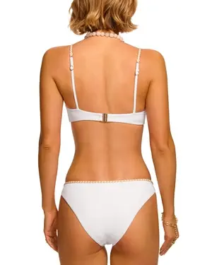 Ramy Brook Braided Mona Bikini Top - White