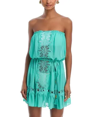 Ramy Brook Beth Cover Up Dress - Seaglass