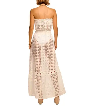 Ramy Brook Henrietta Cover Up Dress - White Cotton