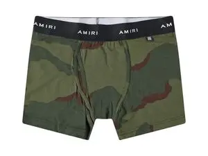 Amiri Waistband Camo Boxers - Orange/black