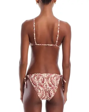 Paige Cameron Tie Front Triangle Bikini Top