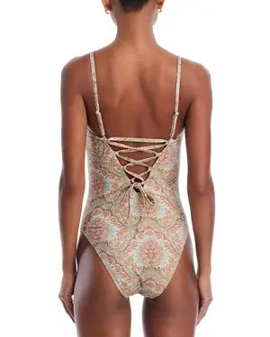 Paige Gianna U Ring Front One Piece Swimsuit