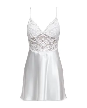 IN BLOOM BY JONQUIL Satin Lace Chemise