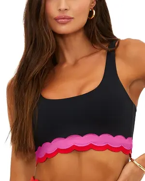 Beach Riot Marin Bikini Top - Electric Wave