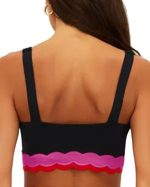 Beach Riot Marin Bikini Top - Electric Wave