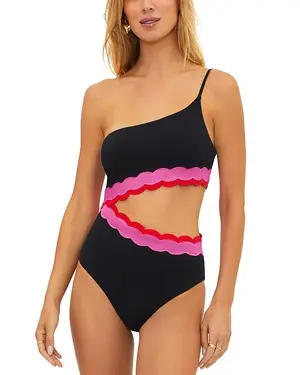 Beach Riot Liora One-piece Swimsuit - Electric Wave
