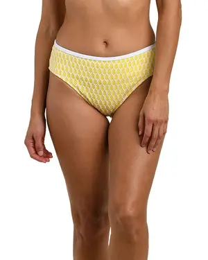 La Blanca Textured Bikini Bottom - Soleil