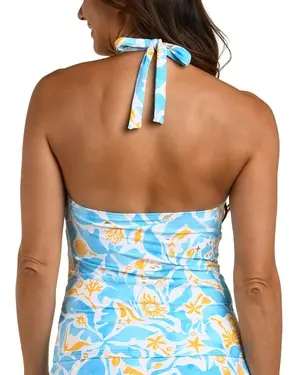 La Blanca Trinket Halter Goddess Tankini