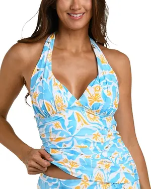 La Blanca Trinket Halter Goddess Tankini