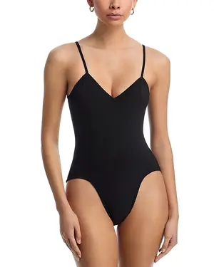 Norma Kamali Wonderwoman Mio One Piece Swimsuit - Black