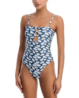 PALMACEA Cassia Printed One-piece Swimsuit - Ostra Printed