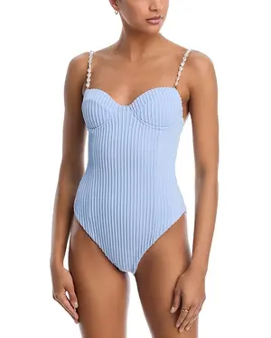 PALMACEA Mare One-piece Swimsuit - Shell Sky Blue