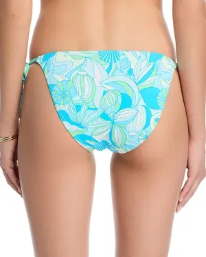 Aqua Swim String Bikini Bottom - Blue Multi