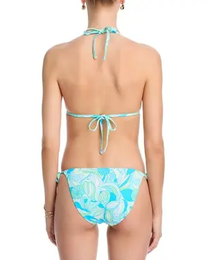Aqua Swim String Bikini Bottom - Blue Multi
