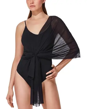 GOTTEX V-neck One-piece Swimsuit
