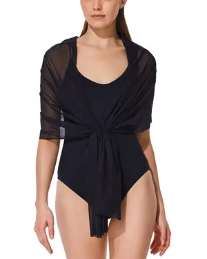 GOTTEX V-neck One-piece Swimsuit
