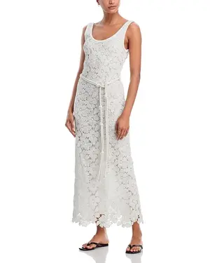 Ivory Lace Maxi Dresses