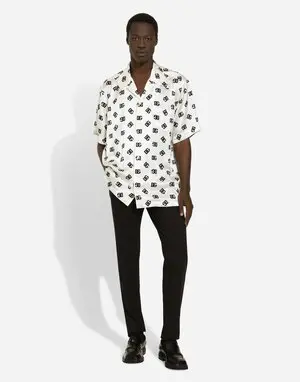 Dolce & Gabbana Tailored Stretch Wool Pants - Black