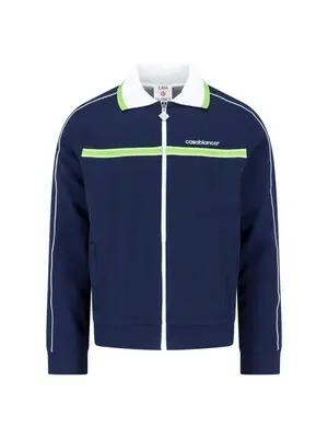 Casablanca Pique Zip Sweatshirt