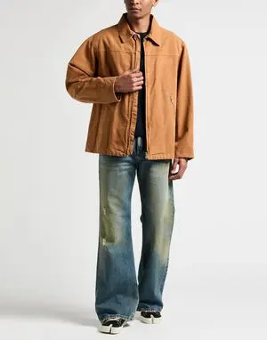 MAISON MARGIELA Cotton Canvas Jacket - Brown