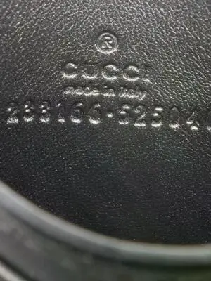 Gucci 2000-2015 Guccissima Card Holder - Black