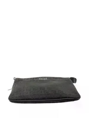 Fendi 2000-2010 Zucchino Canvas Crossbody Bag