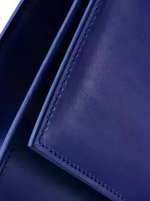 Saint Laurent Classic Monogram Leather Long Clutch Bag - Blue