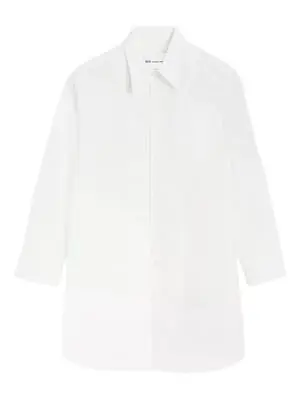AMI Paris Cotton Poplin Wide Shirt Dress