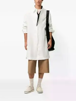 AMI Paris Cotton Poplin Wide Shirt Dress