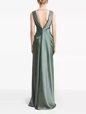 GEMY MAALOUF V-neck Maxi Dress