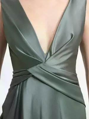 GEMY MAALOUF V-neck Maxi Dress