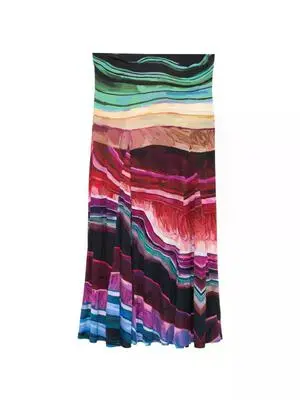 Farm Rio Printed Midi Skirt