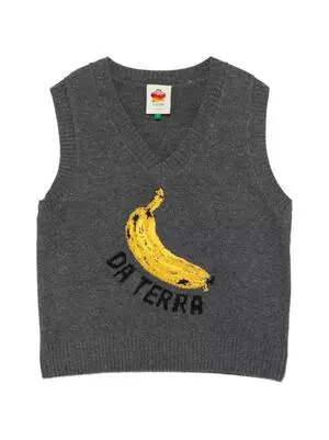 Farm Rio Graphic Banana Da Terra Vest - Grey