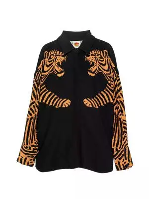 Farm Rio Tiger-print Shirt