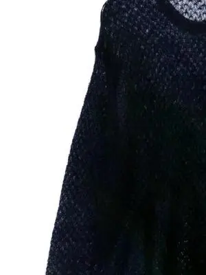 JNBY Meshed Pullover Sweater - Blue